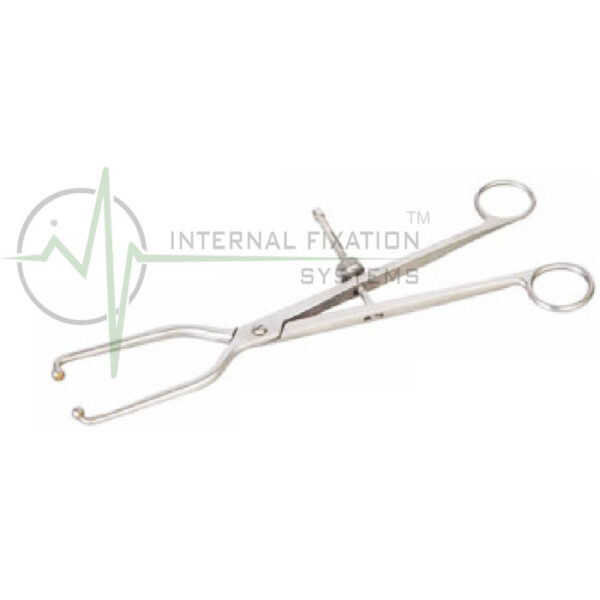Pelvic Reduction Forceps with Angled Pointed, Ball Tips Length 250mm ...